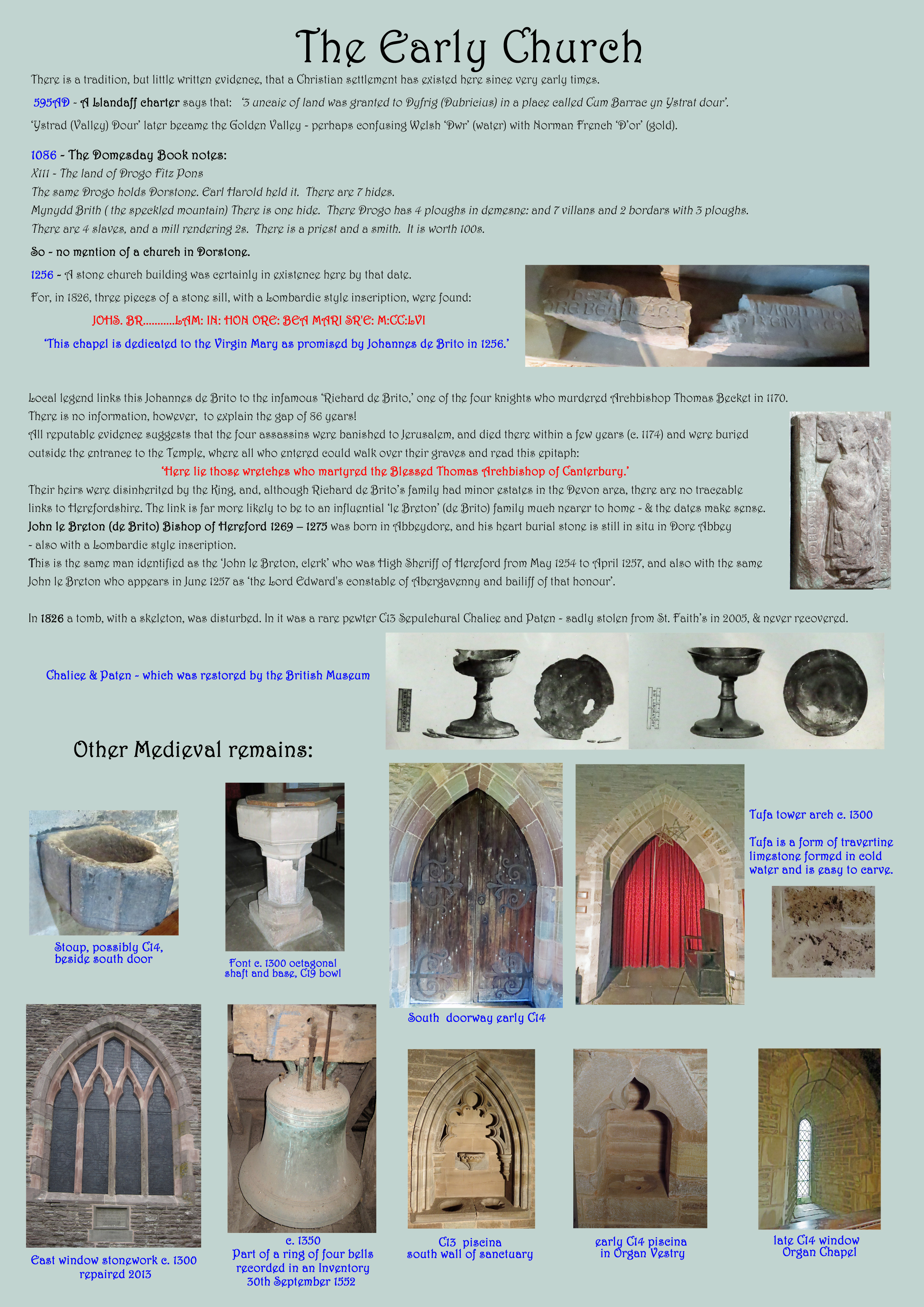 The Early Church – Dorstone Church