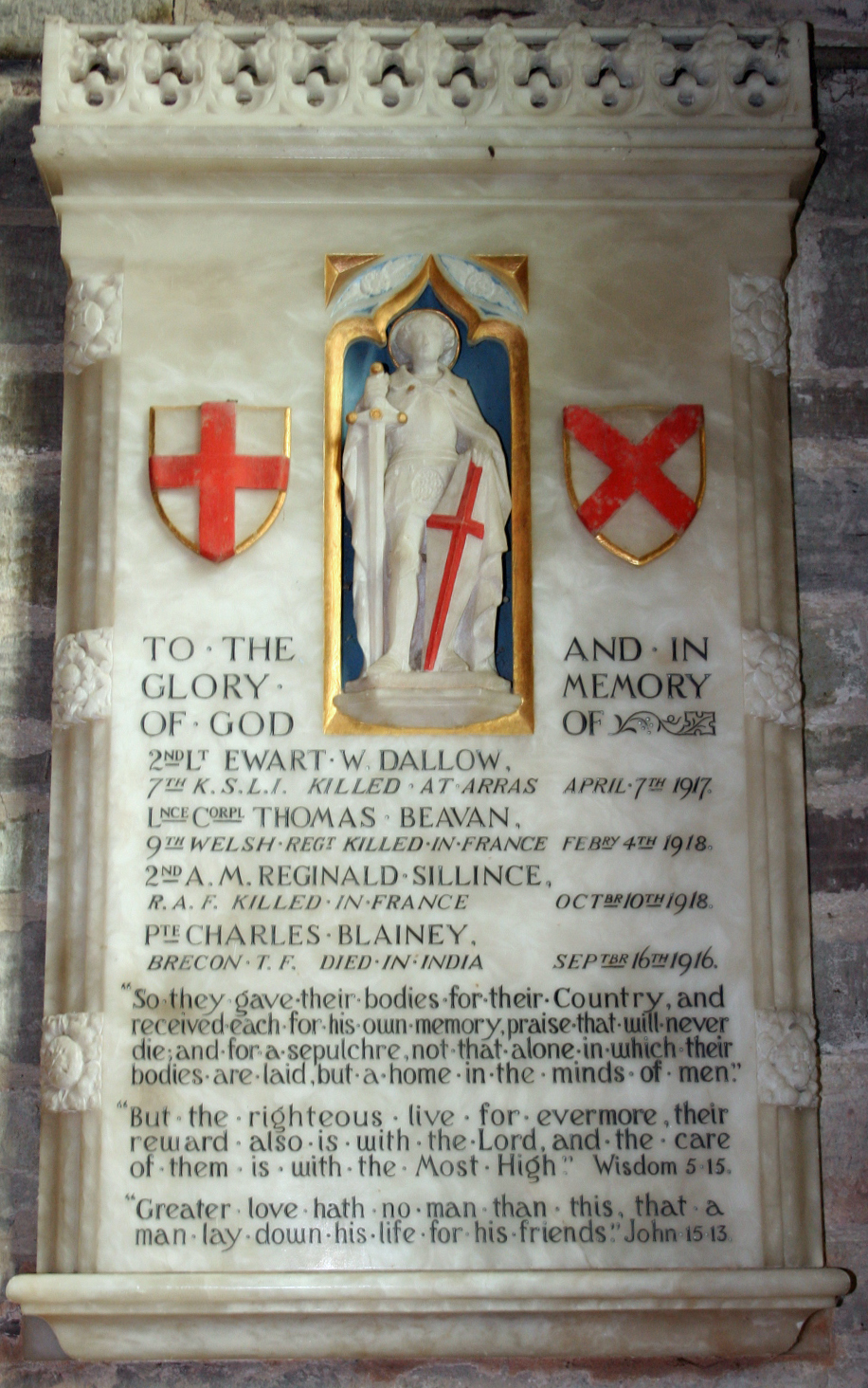 World War I & II Memorials – Dorstone Church